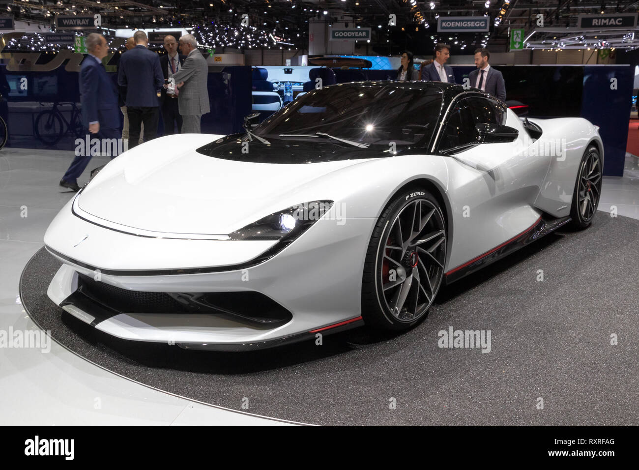 GENEVA, SWITZERLAND - MARCH 6, 2019: Pininfarina Battista hyper EV ...