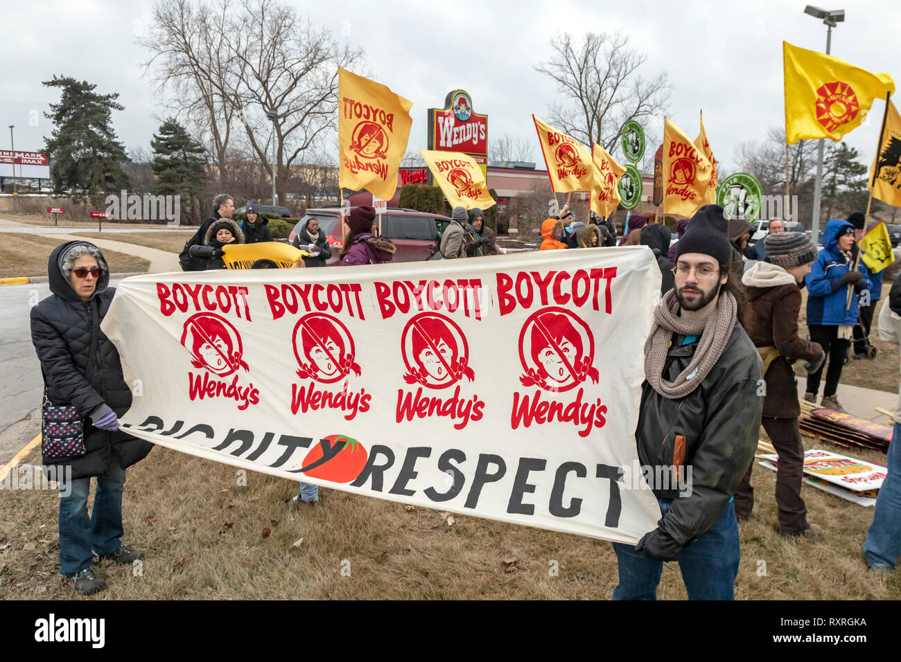 Boycott wendys hi-res stock photography and images - Alamy