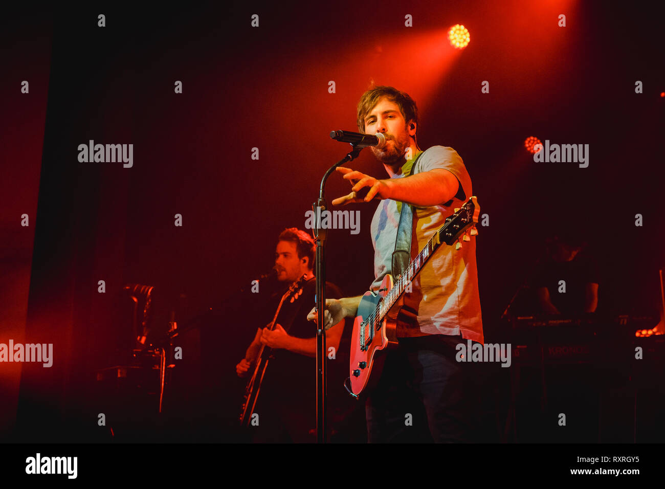 Switzerland, Bern - March 9, 2019. The German singer, songwriter and ...