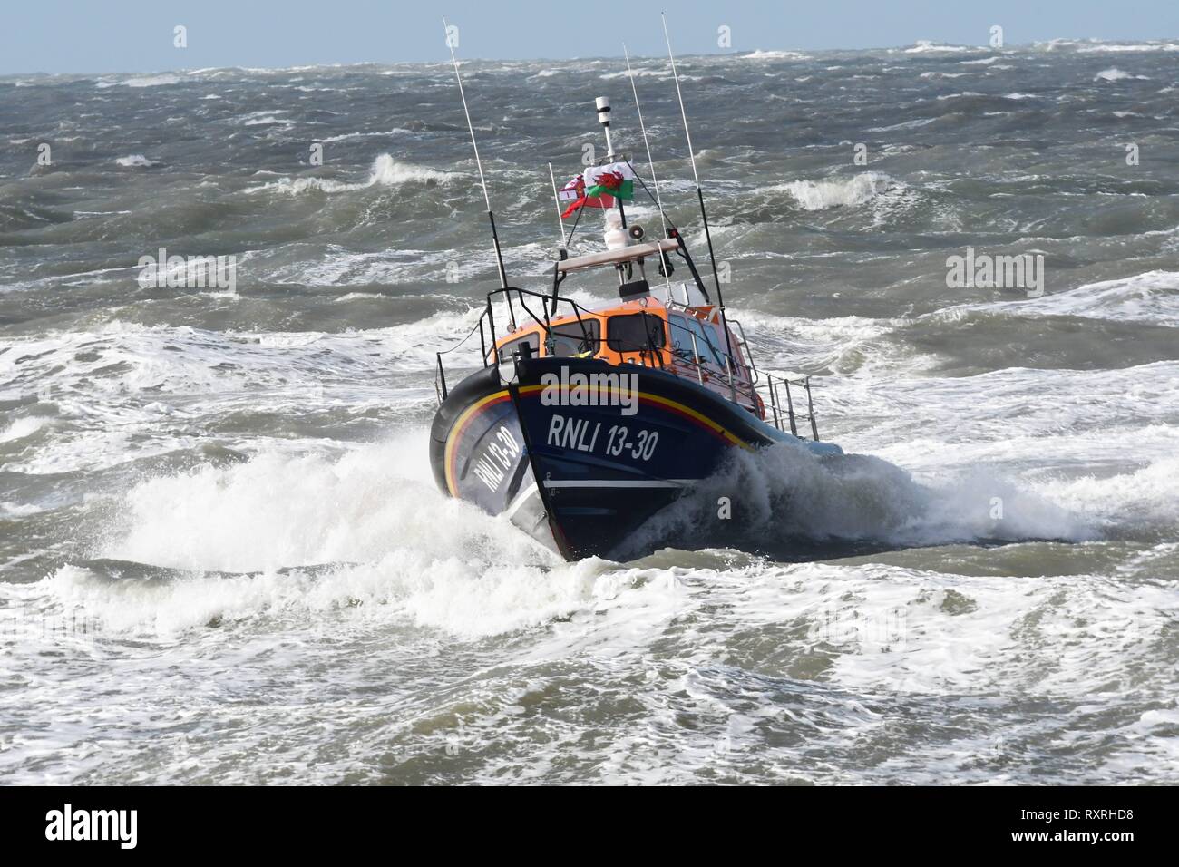 Sunday 10th March 2019 Barmouth, Gwynedd, North Wales. Barmouth brand ...