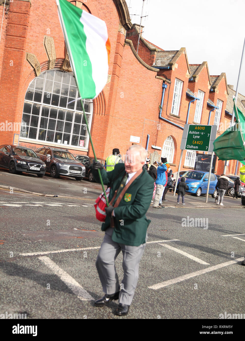 Manchester, UK. 10th Mar 2019. Manchester (UK) Irish Festival parade ...