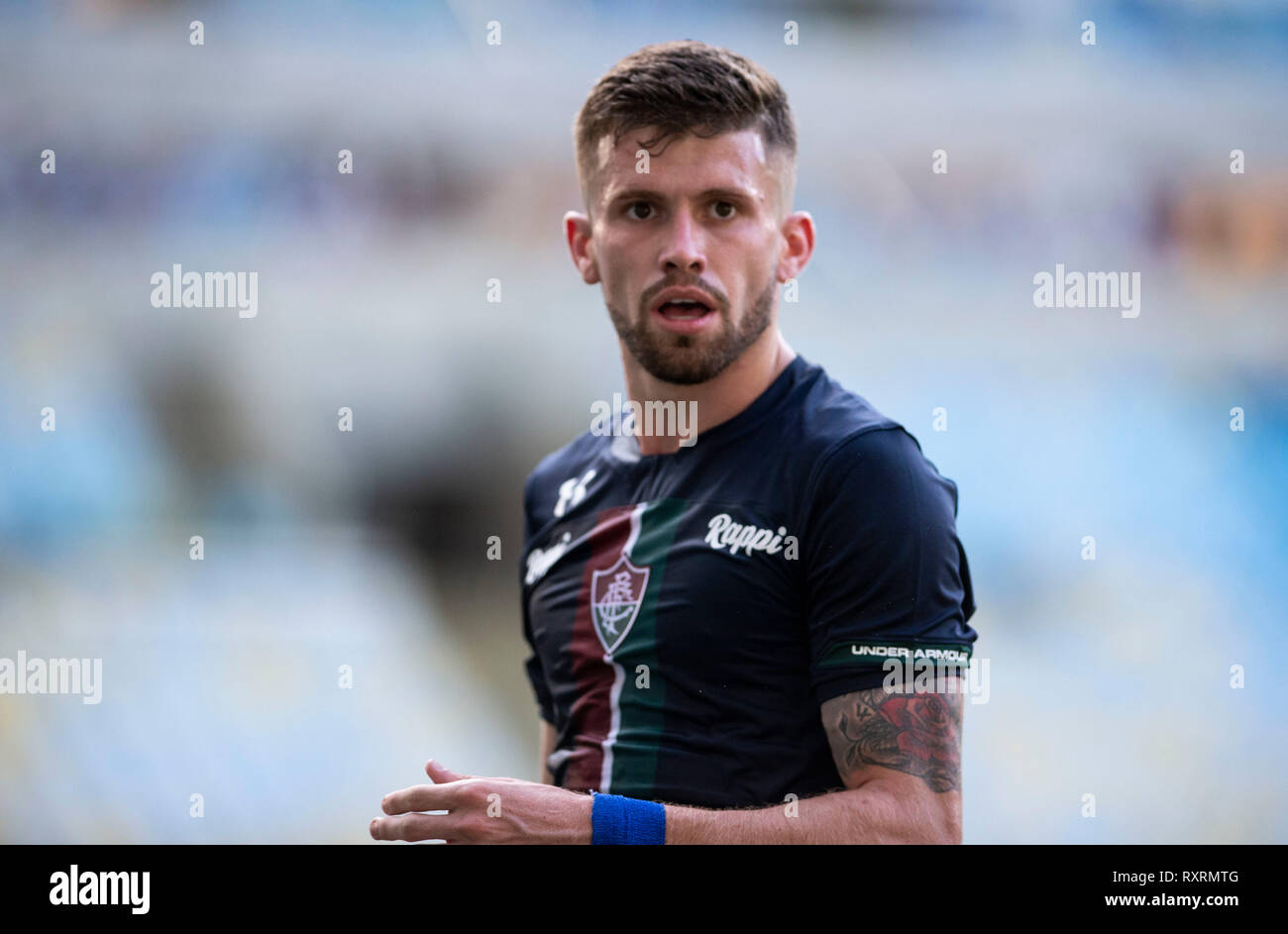 Rio De Janeiro, Brazil. 10th Mar, 2019. Caio Henrique during Fluminense ...