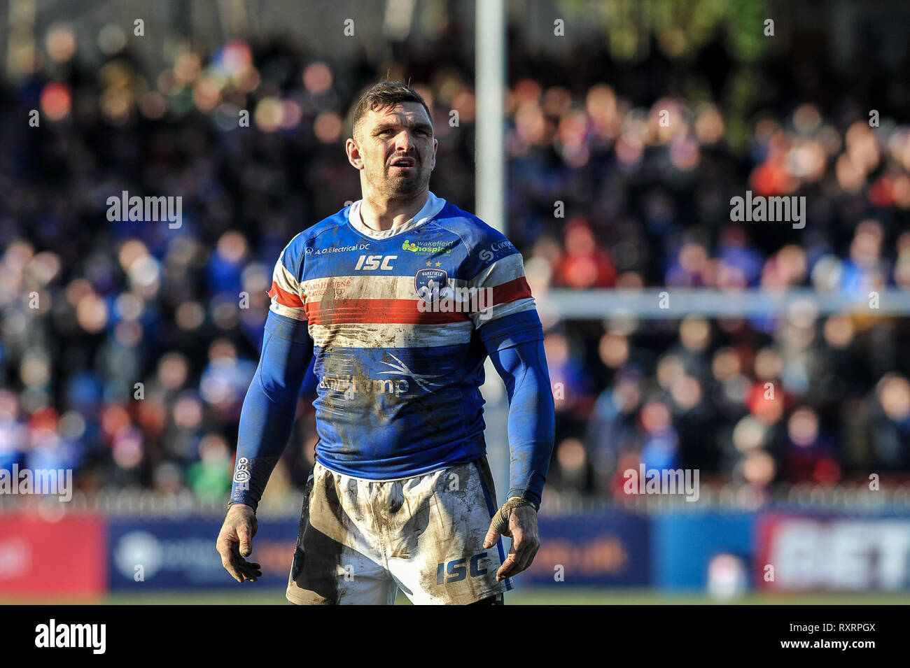 Wakefield, UK. 10 March 2019. Mobile Rocket Stadium, Wakefield, England ...