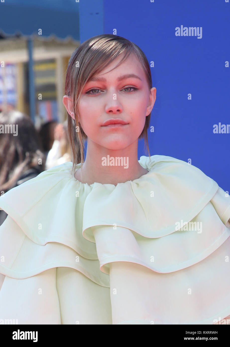 Los Angeles, Ca, USA. 10th Mar, 2019. Grace VanderWaal, at the premiere ...