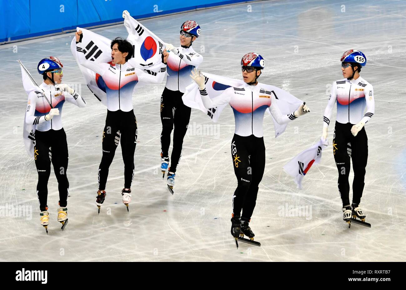 ISU Short Track World Championships on March 10 2019 at the Arena ...