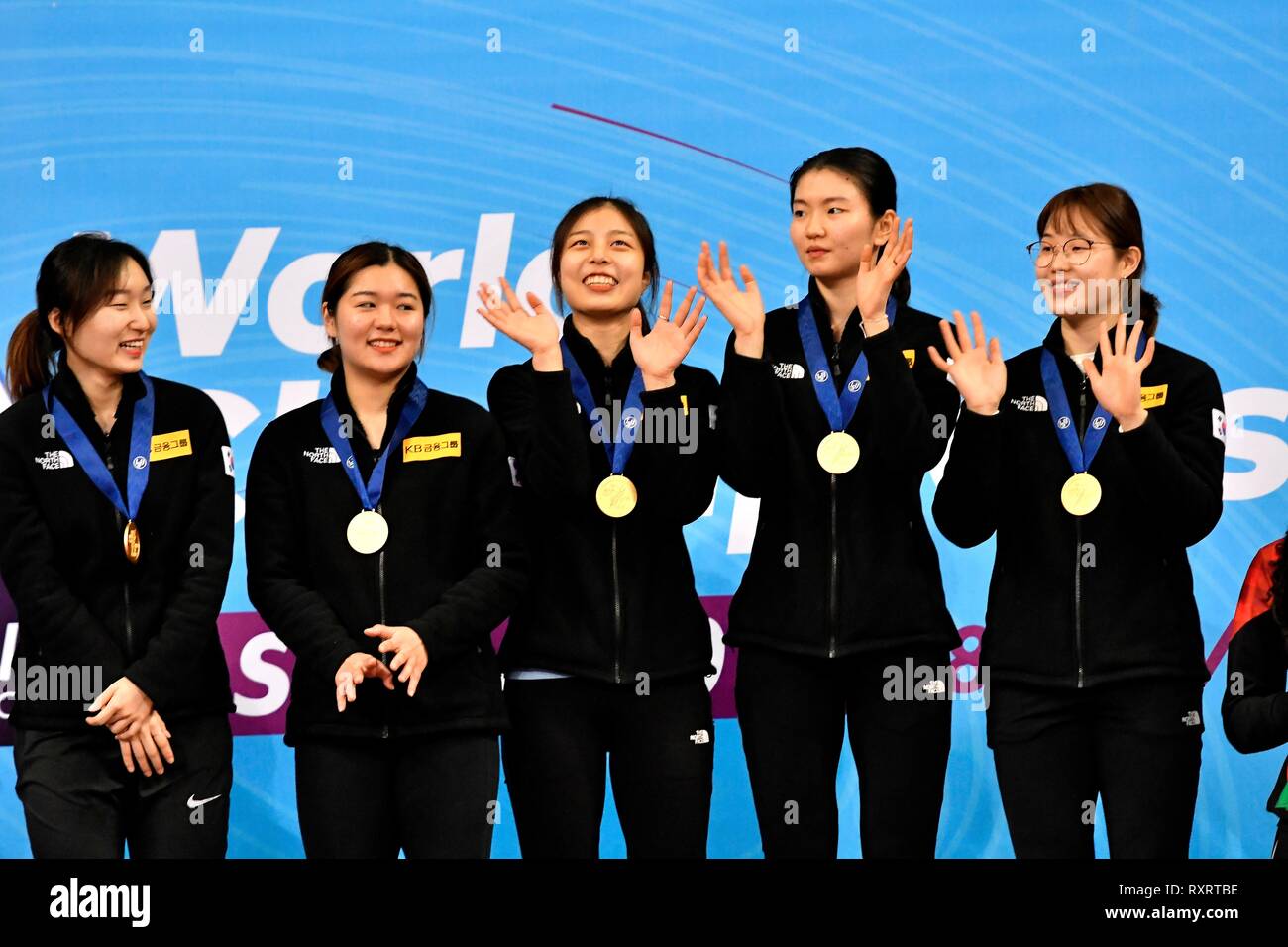 ISU Short Track World Championships on March 10 2019 at the Arena ...