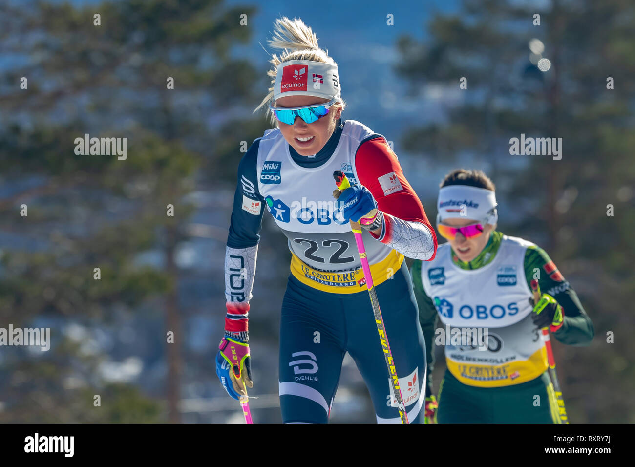 Holmenkollen, Oslo, Norway. 10th Mar, 2019. Raw Air Holmenkollen, day 3 ...
