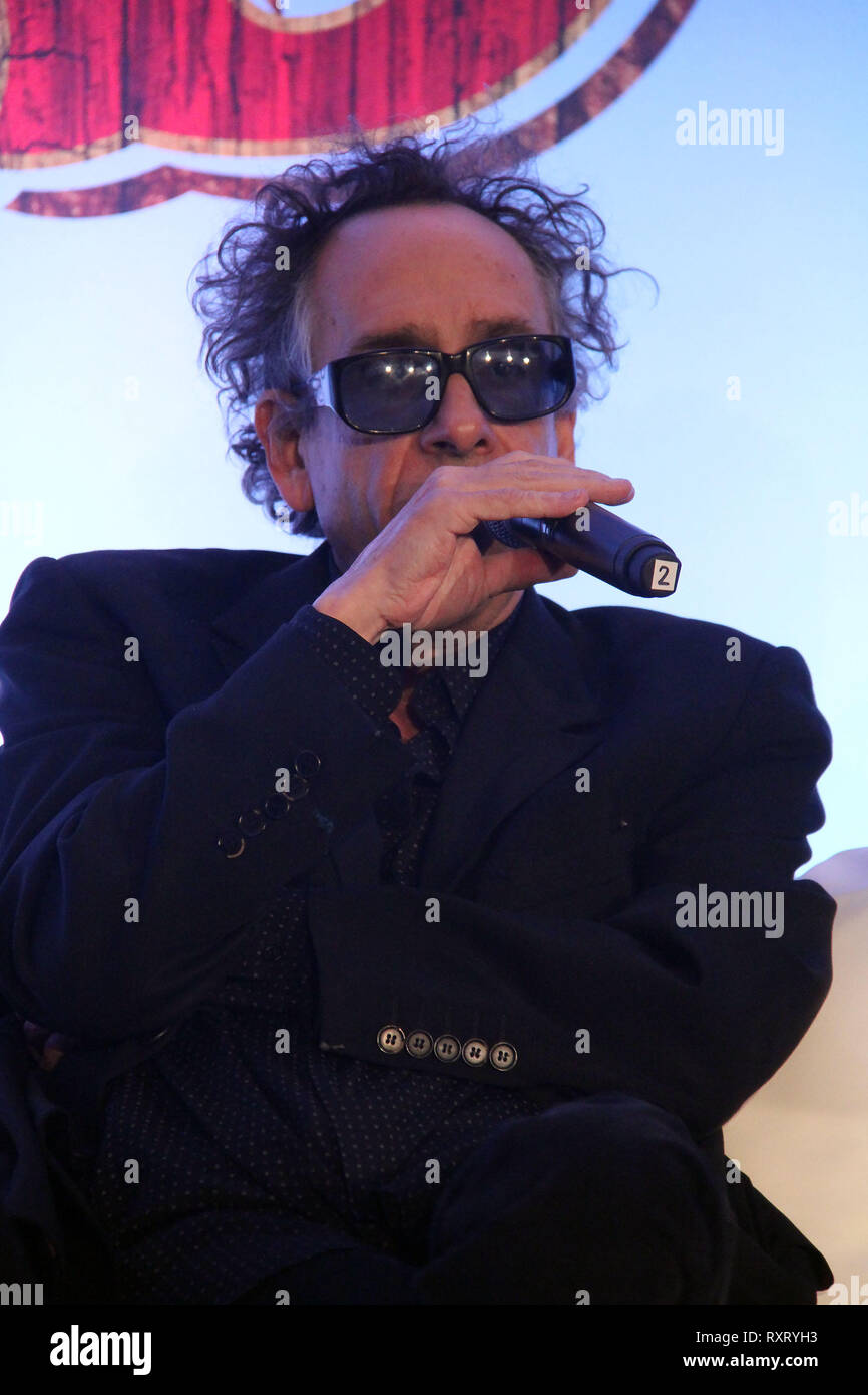 Tim Burton 03/10/2019 “Dumbo” Press Conference held at The Beverly ...