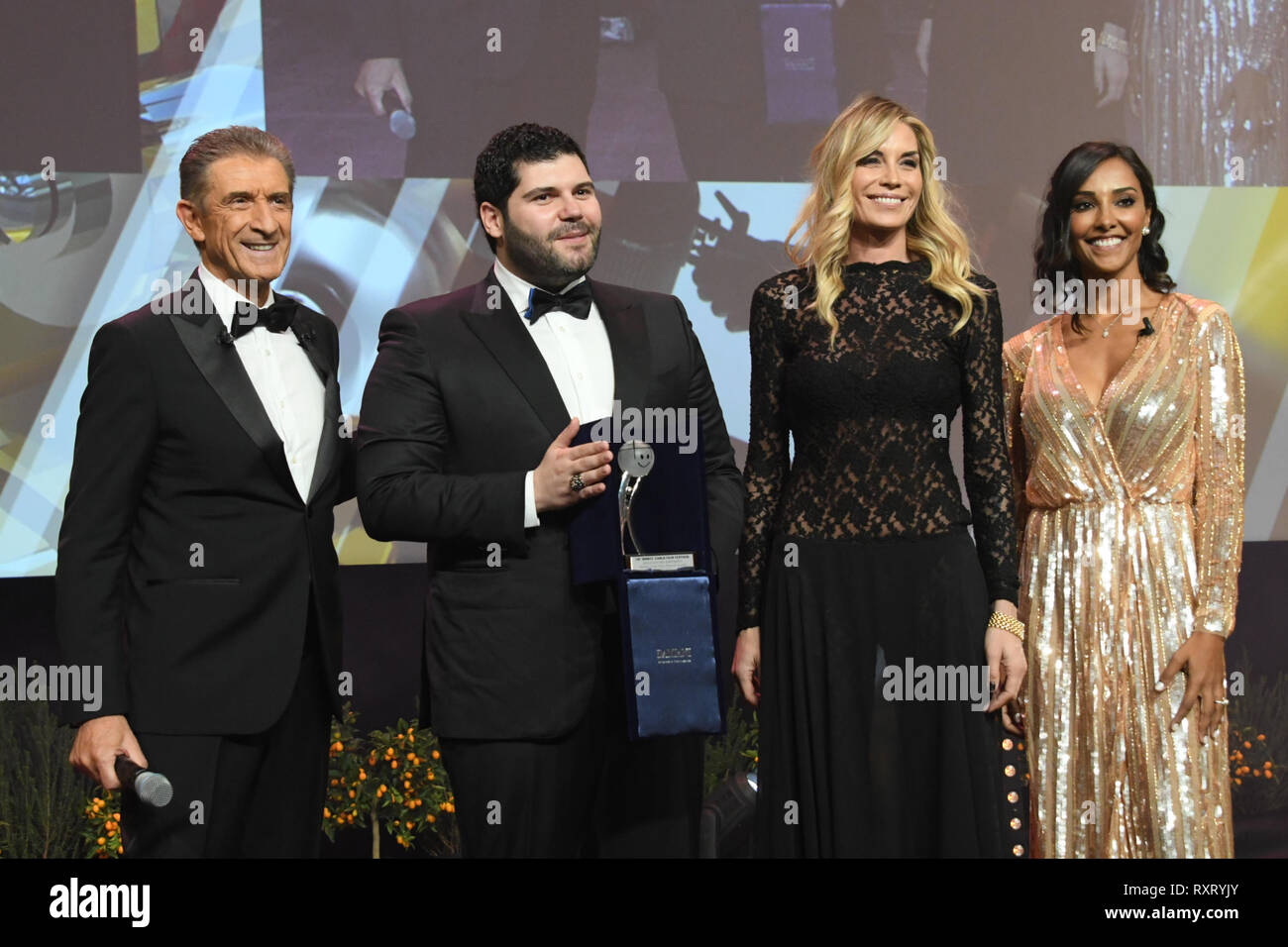 Montecarlo, The Principality Of Monaco. 10th Mar, 2019. Award ceremony ...