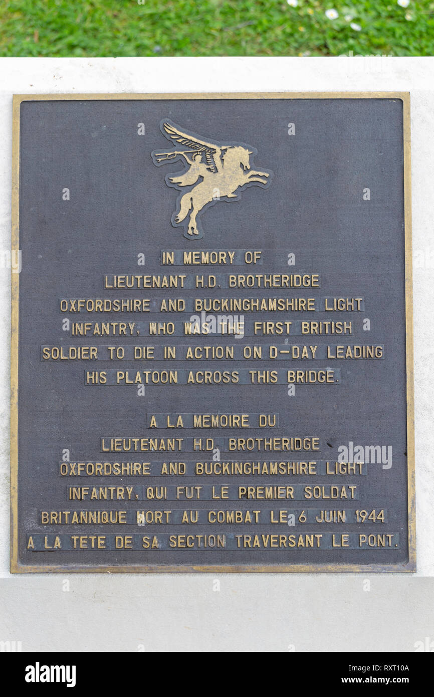 Pegasus bridge memorial and airborne museum hi-res stock photography ...