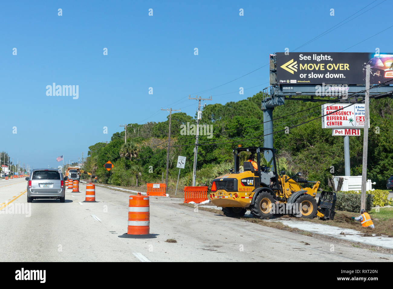 Cat construction vehicle Stock Photo - Alamy