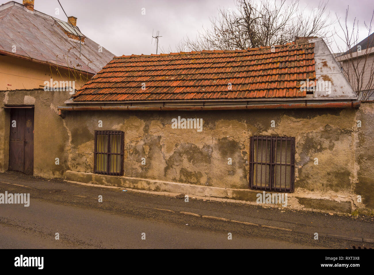 Back Street Scene in Presov Town, Slovakia Stock Photo - Alamy