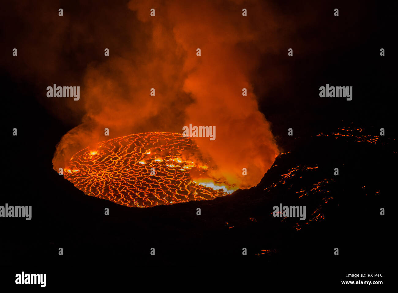 Nyiragongo volcano hi-res stock photography and images - Alamy