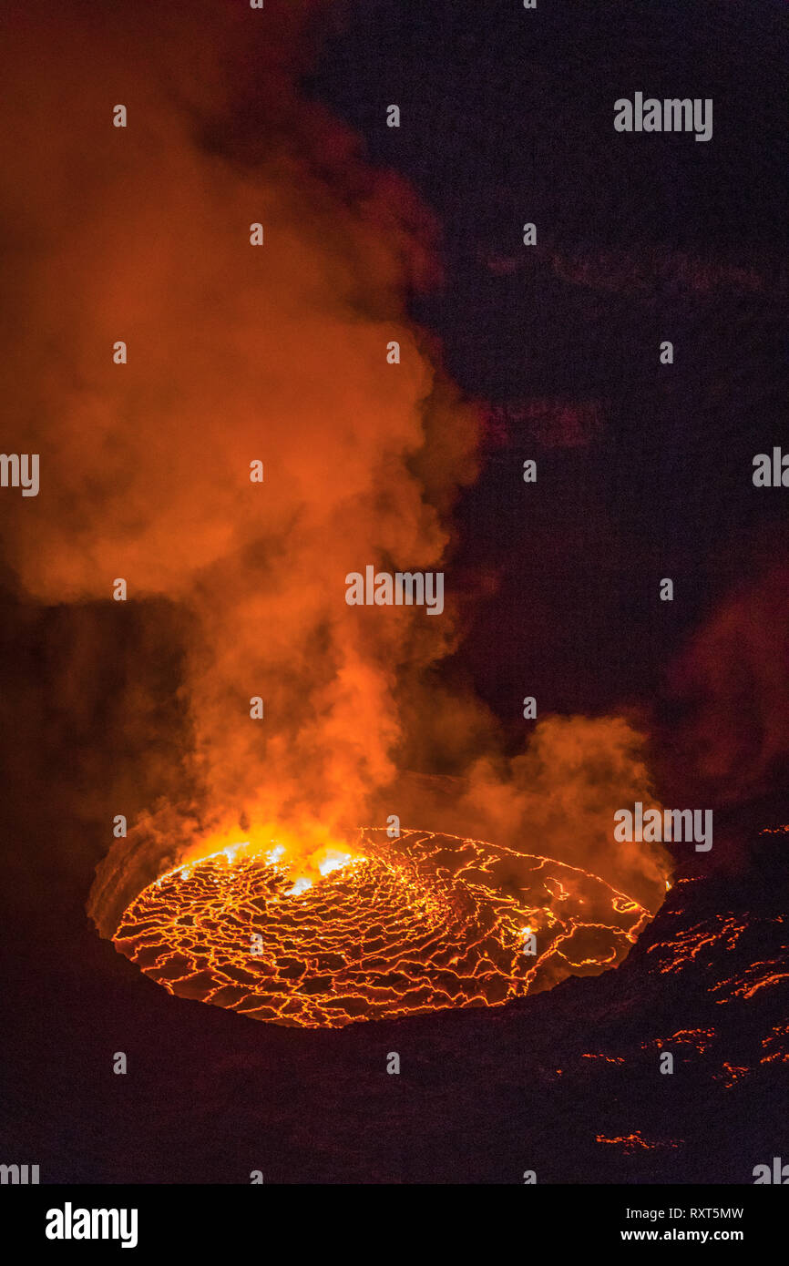 Nyiragongo volcano hi-res stock photography and images - Alamy