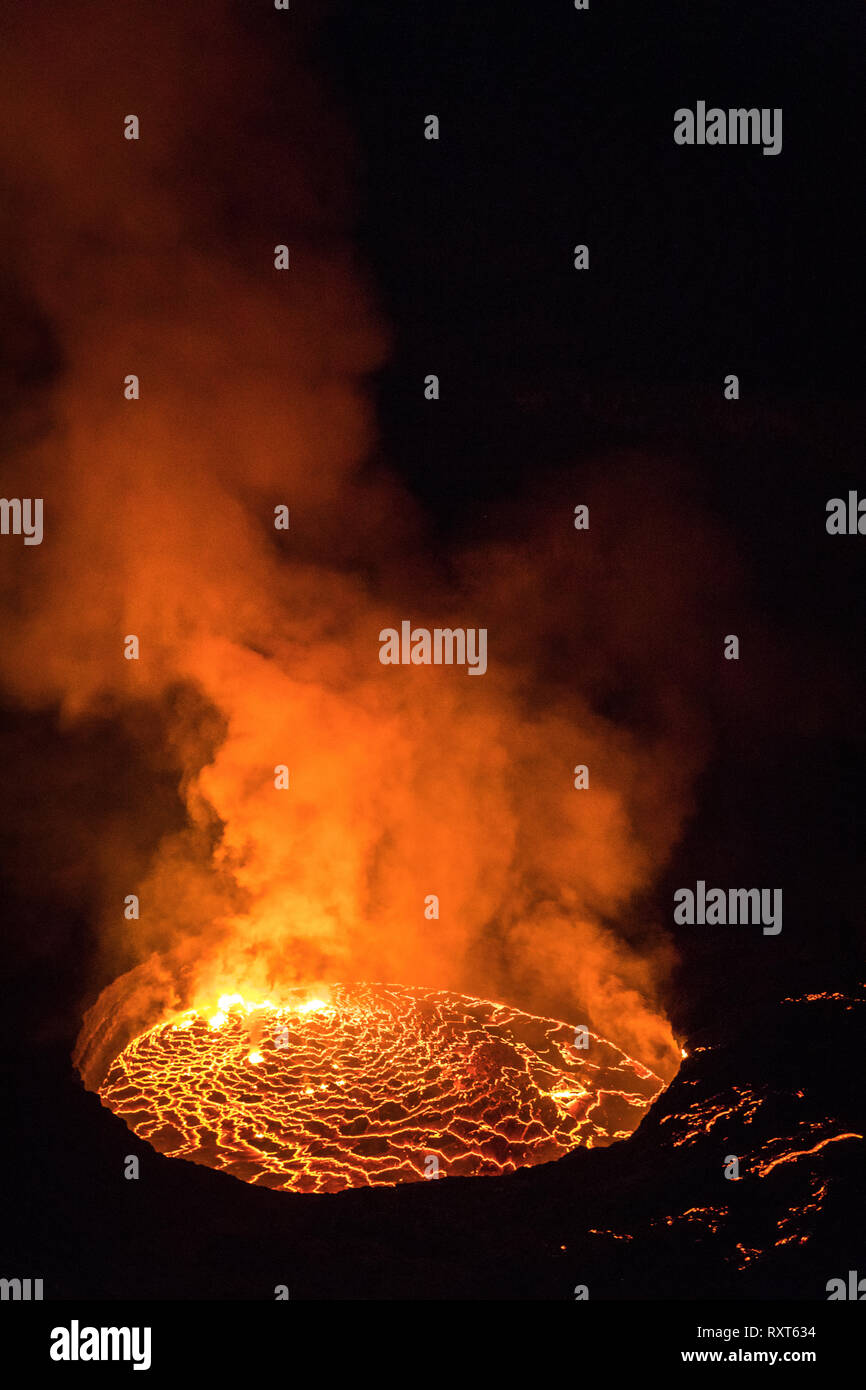 Nyiragongo volcano hi-res stock photography and images - Alamy