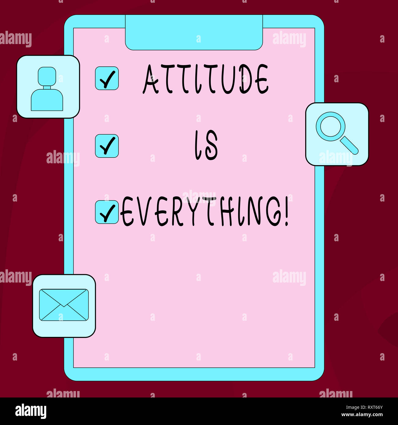 Word writing text Attitude Is Everything. Business photo showcasing ...