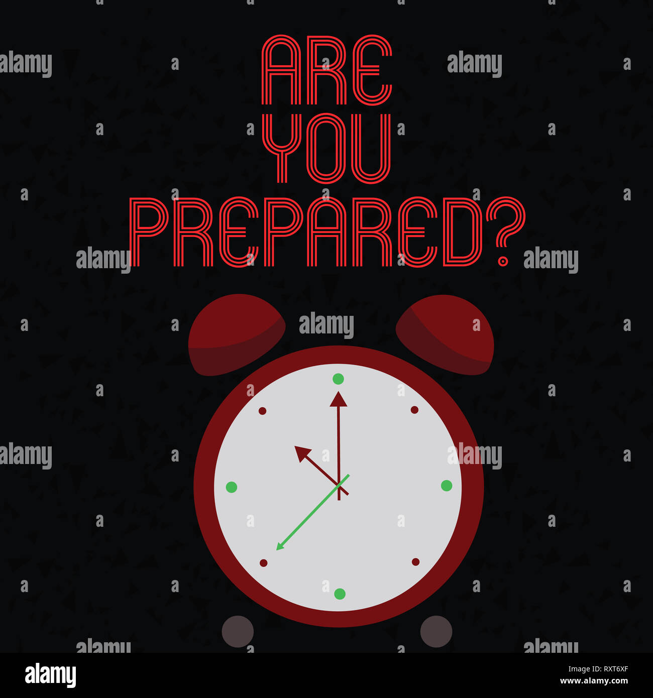 Text sign showing Are You Preparedquestion. Business photo text Ready ...