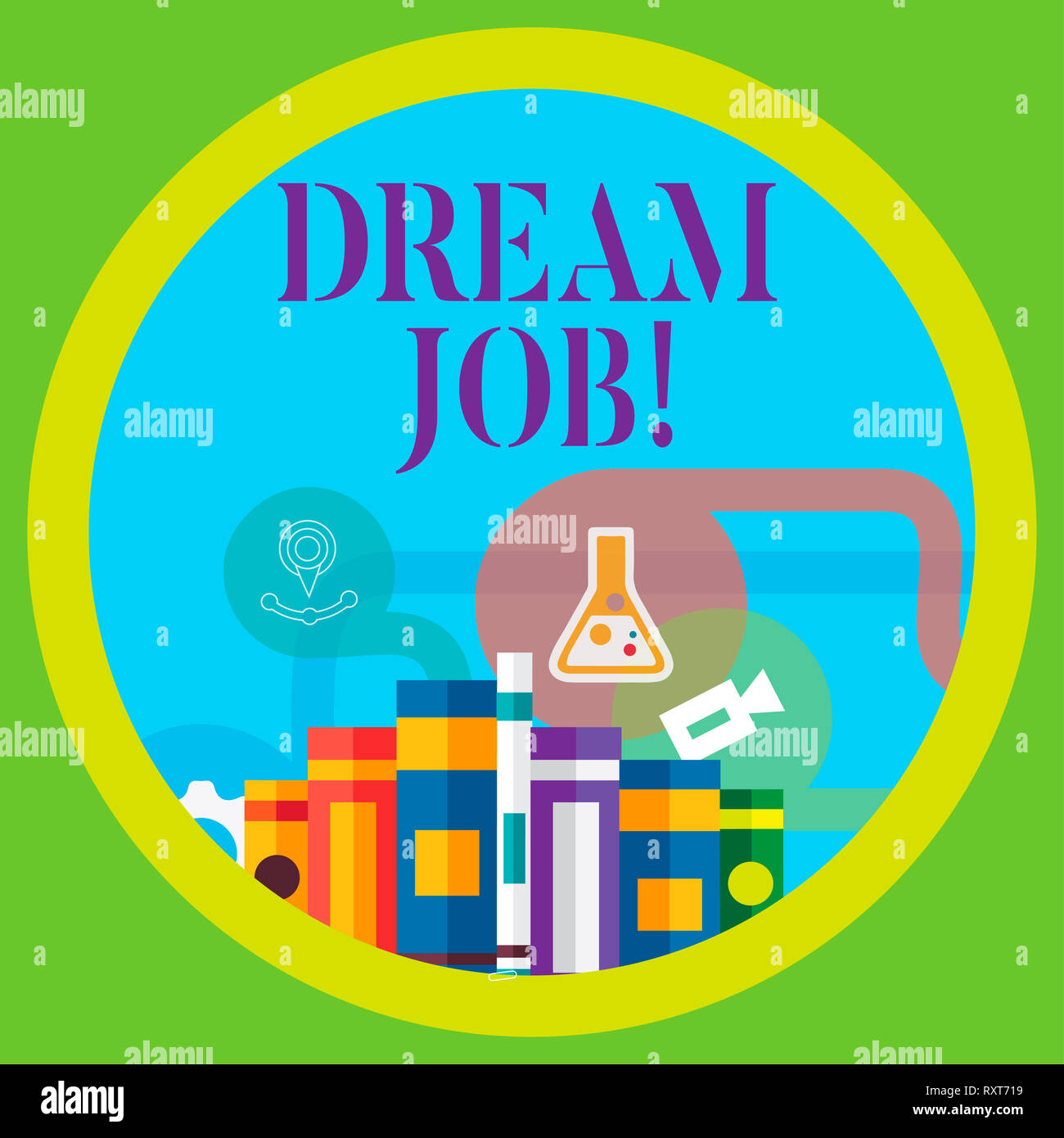 Conceptual hand writing showing Dream Job. Concept meaning To work in ...