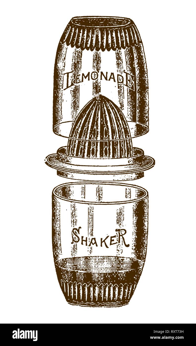 Vintage juice extractor Stock Vector Images - Alamy