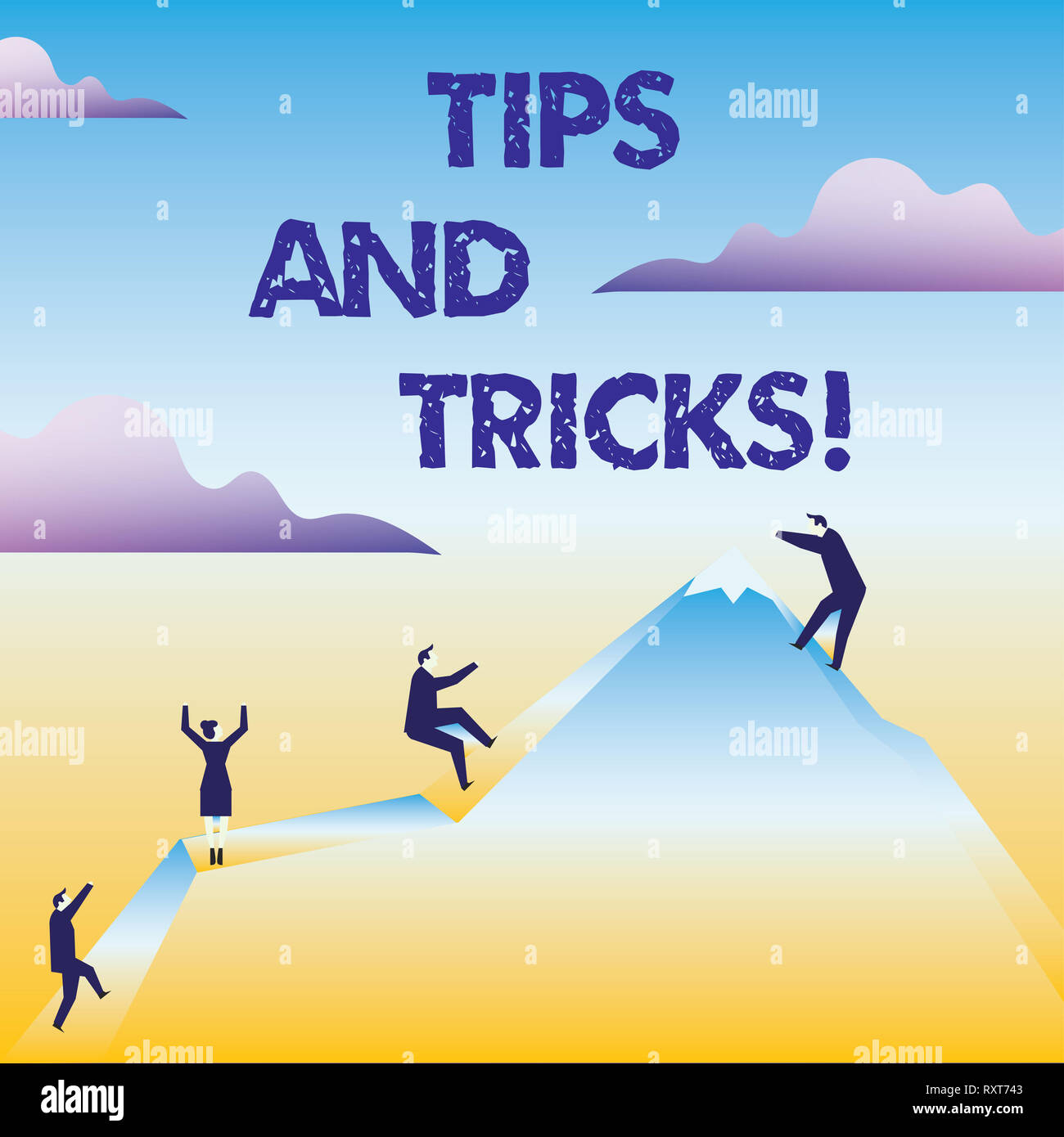 Conceptual hand writing showing Tips And Tricks. Concept meaning ...