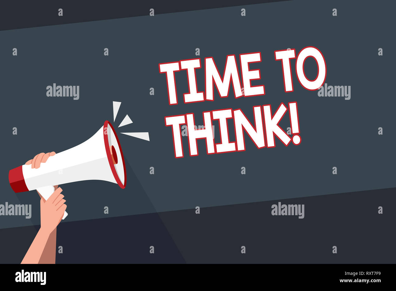 Word writing text Time To Think. Business photo showcasing Thinking ...