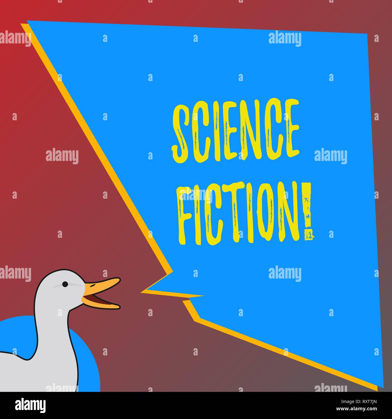 Text sign showing Science Fiction. Business photo showcasing Fantasy ...