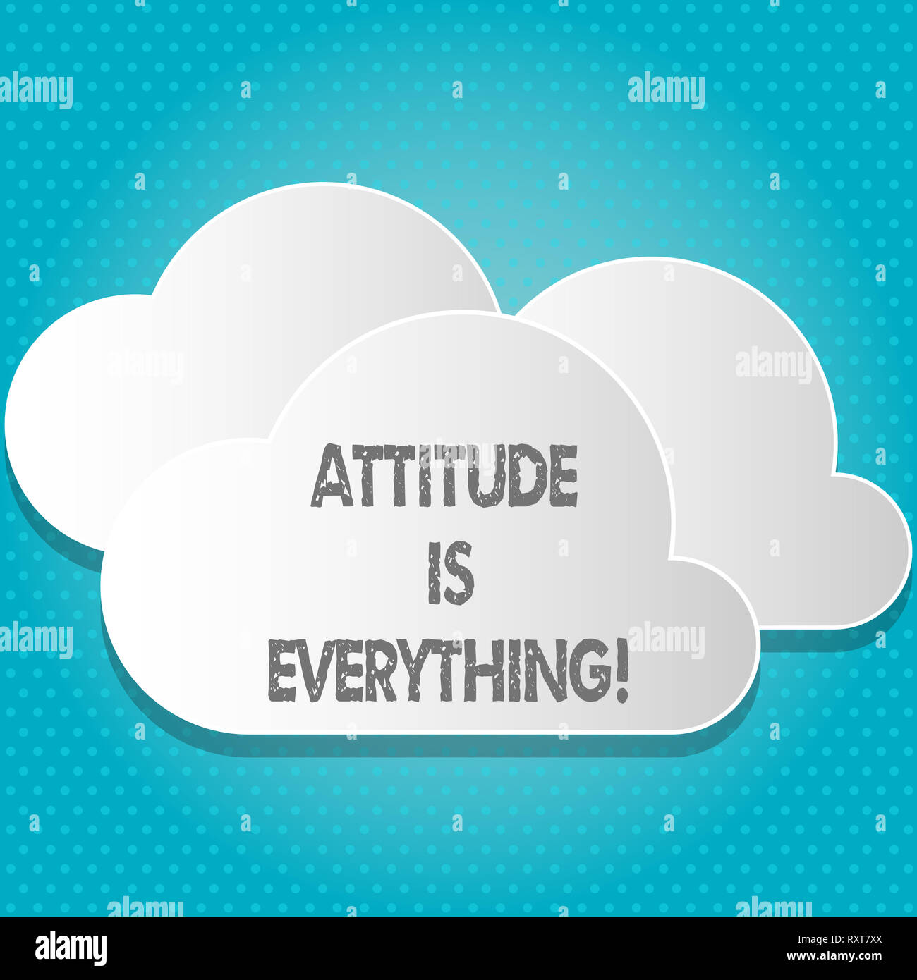 Handwriting text Attitude Is Everything. Conceptual photo Personal ...