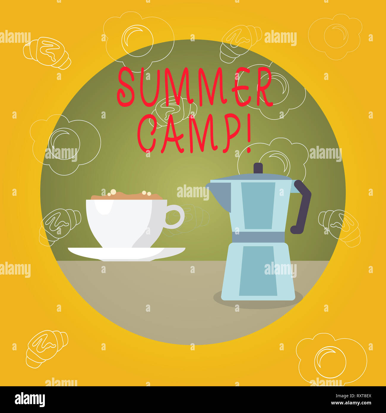 Handwriting text Summer Camp. Conceptual photo Place where children ...
