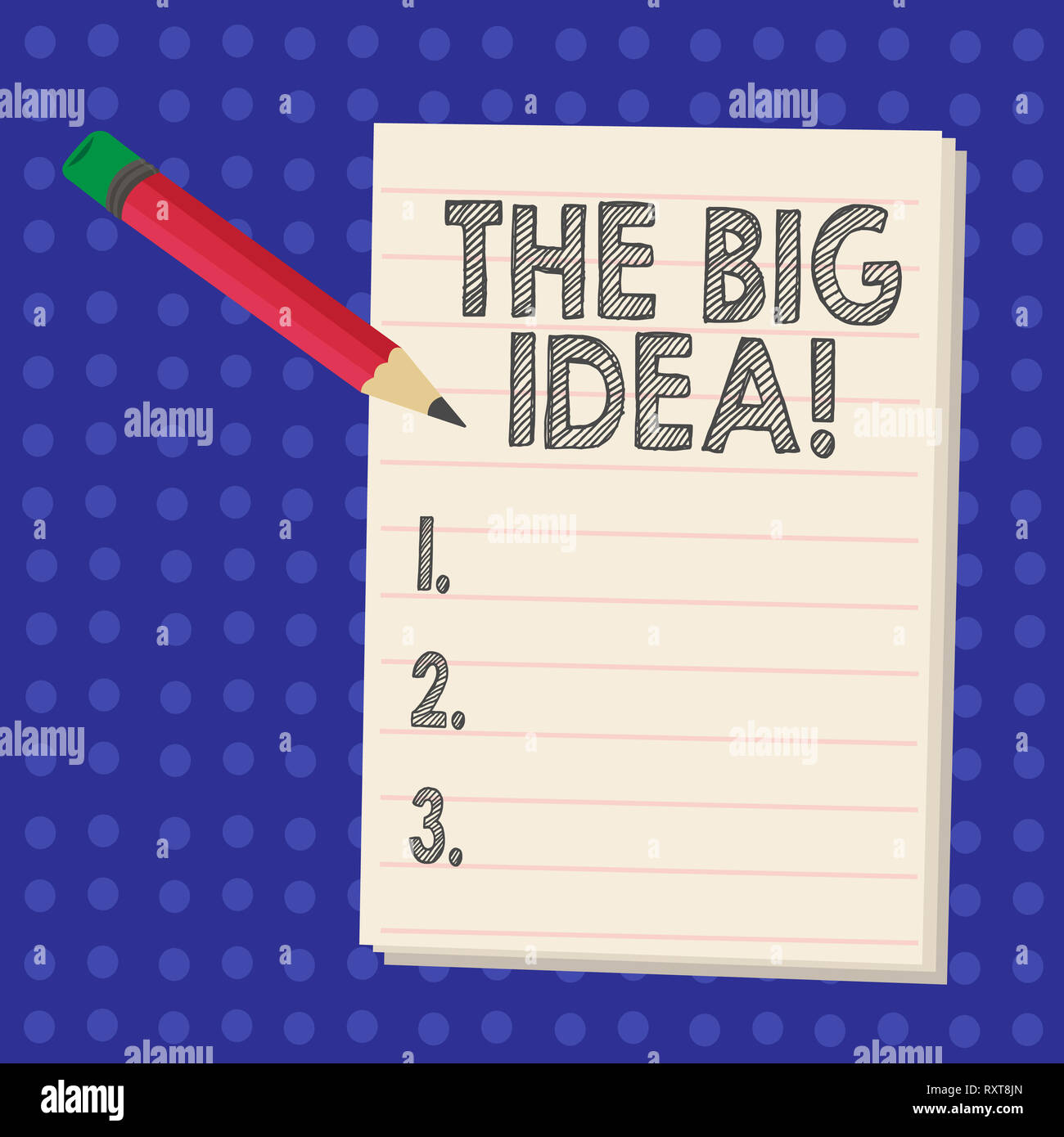 Handwriting text writing The Big Idea. Conceptual photo Have a ...