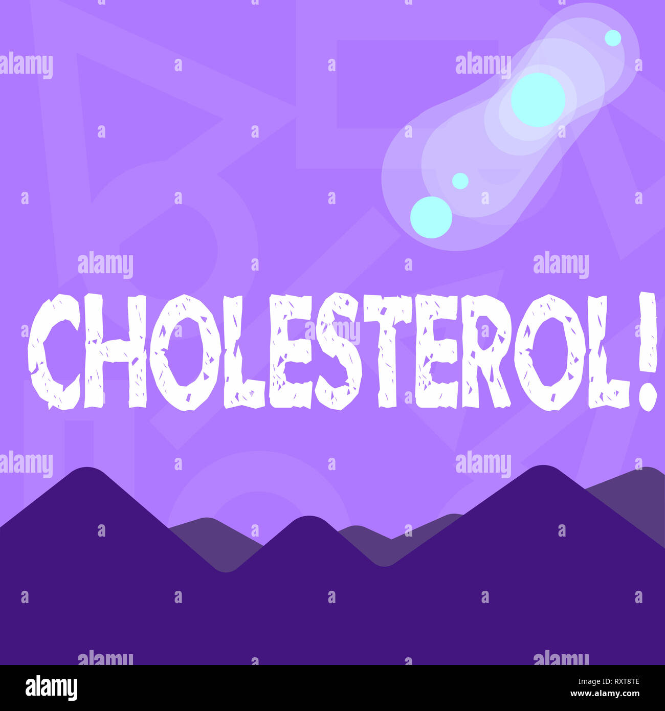 Handwriting text writing Cholesterol. Conceptual photo Low Density ...