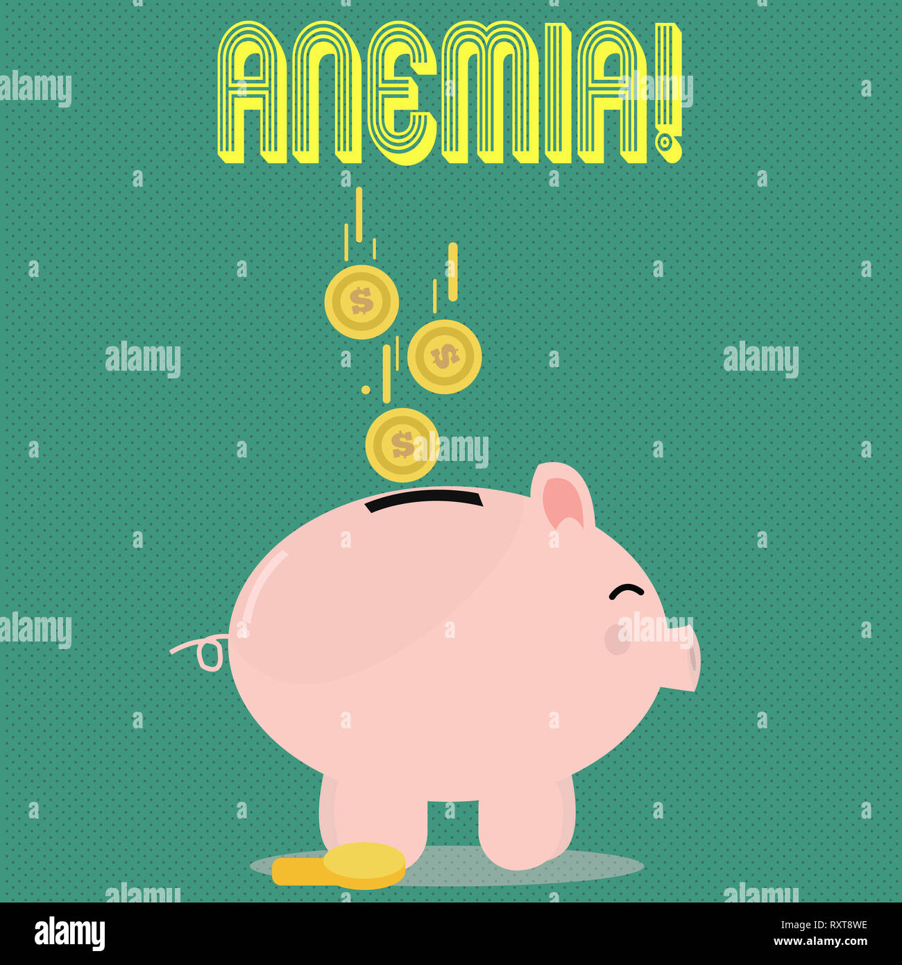 Handwriting text Anemia. Conceptual photo Bloodlessness Disease Severe ...