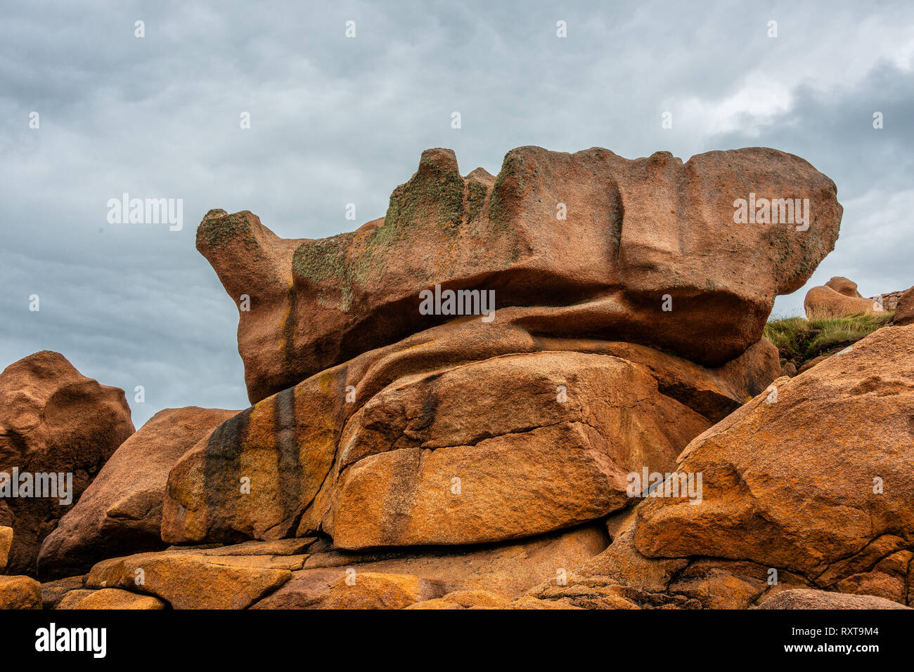 Amazing Rock Formations on the Cote Granit Rose in Brittany, France ...