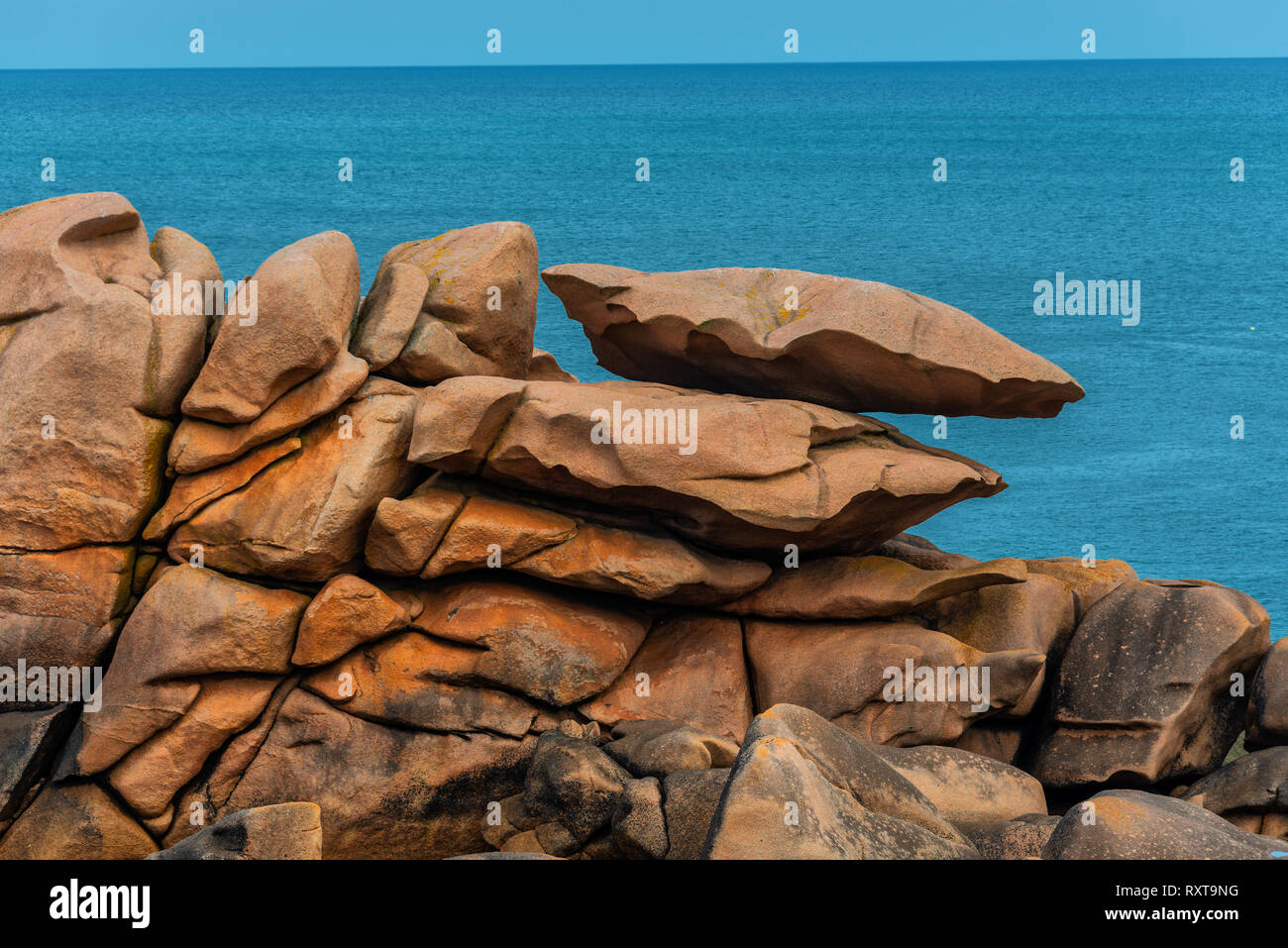 Amazing Rock Formations on the Cote Granit Rose in Brittany, France ...