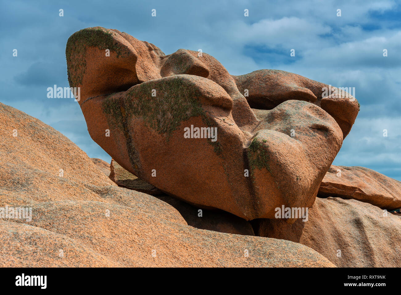 Amazing Rock Formations on the Cote Granit Rose in Brittany, France ...