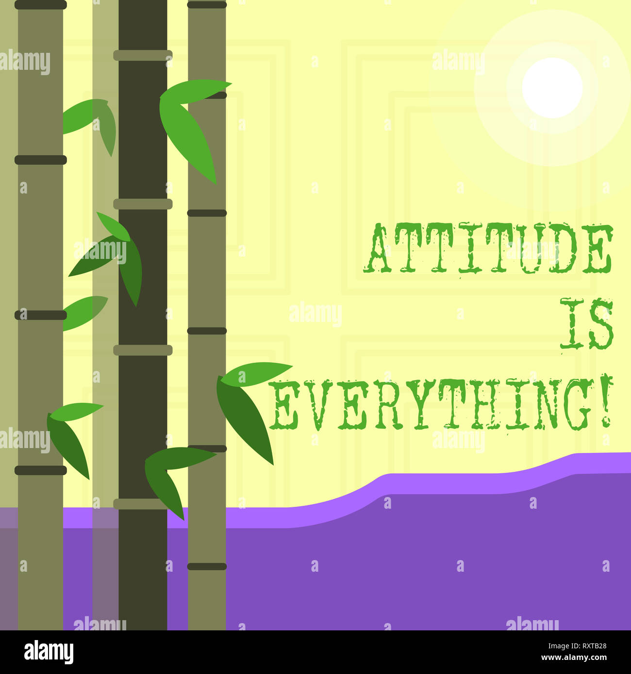 Writing note showing Attitude Is Everything. Business concept for ...