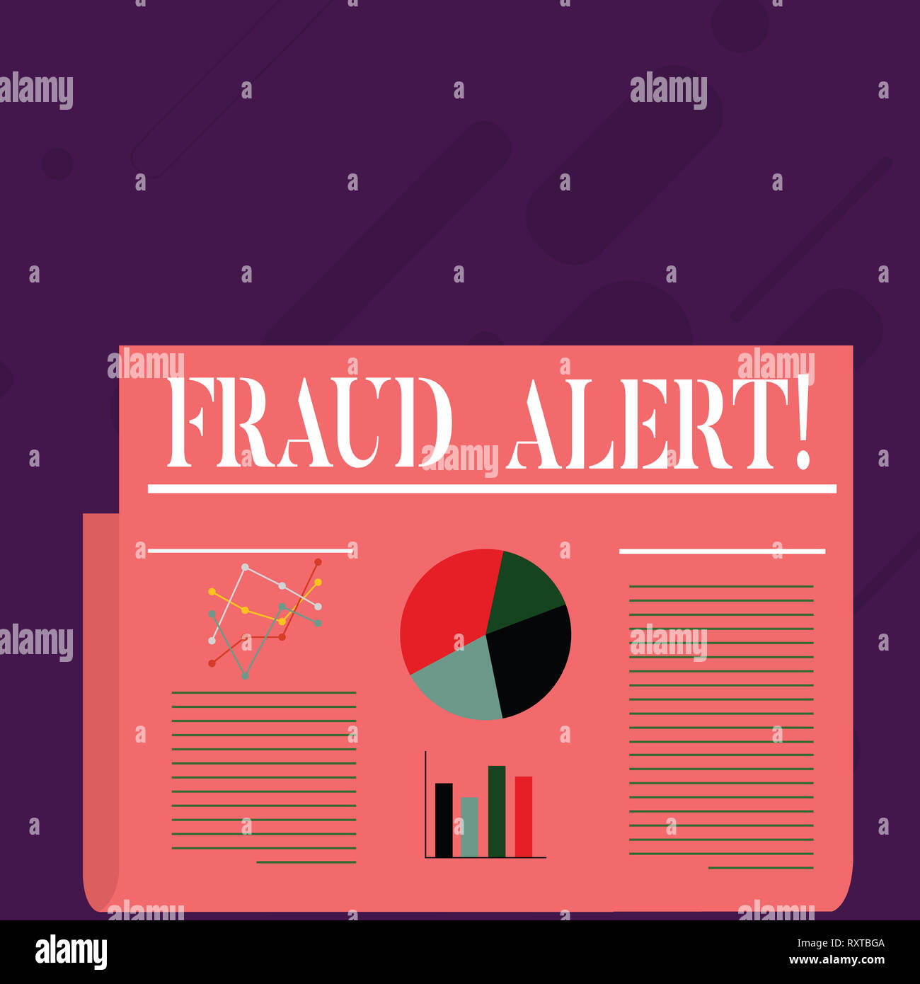 Writing note showing Fraud Alert. Business concept for Security Message ...