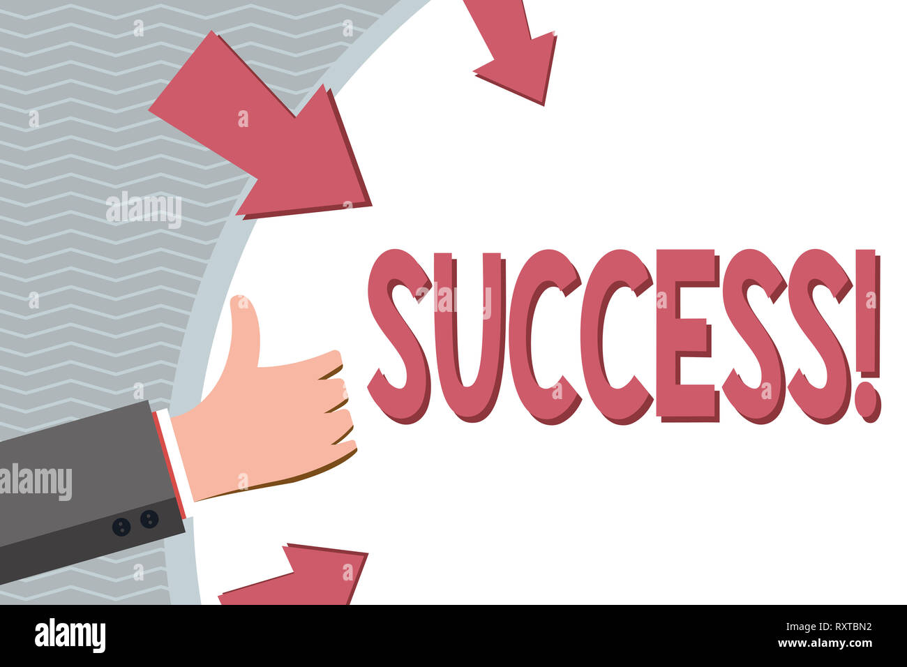 Conceptual hand writing showing Success. Concept meaning Achievement ...