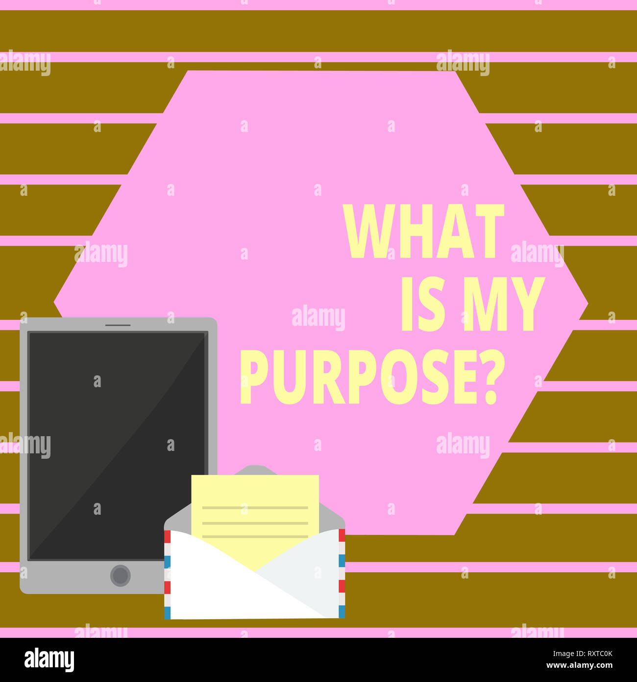 Conceptual hand writing showing What Is My Purposequestion. Concept ...