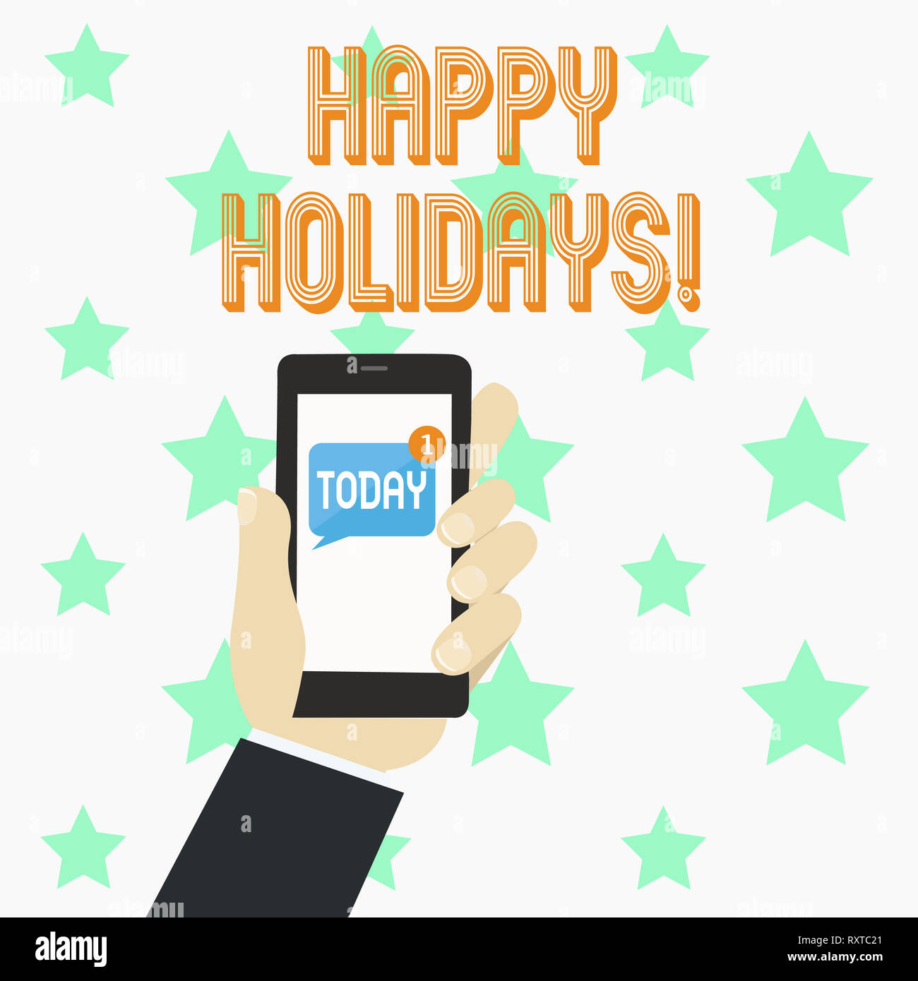 Word writing text Happy Holidays. Business photo showcasing Greeting ...