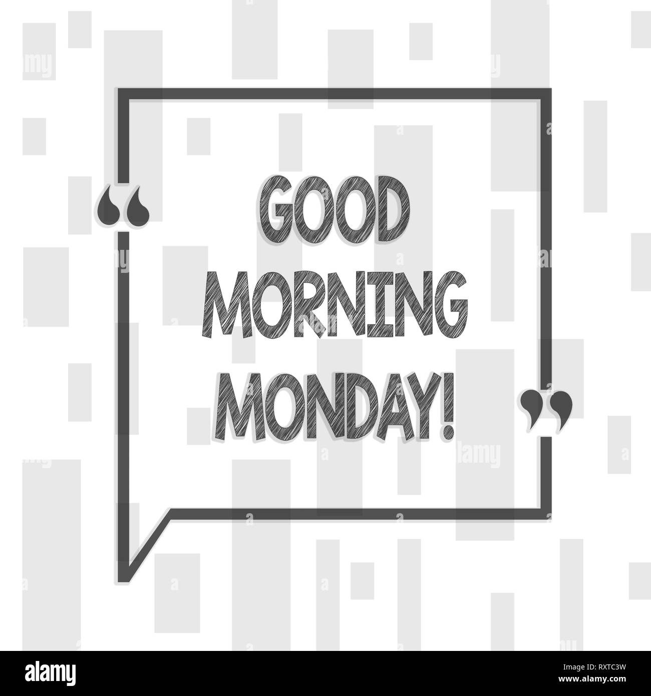 Handwriting text writing Good Morning Monday. Conceptual photo Happy ...