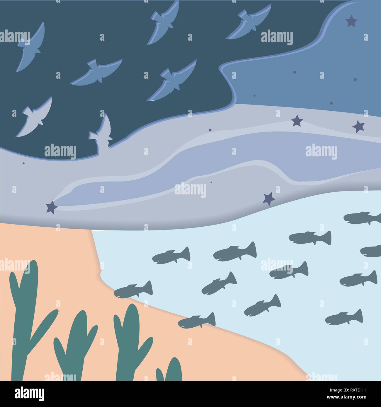 Marine animal art hi-res stock photography and images - Alamy