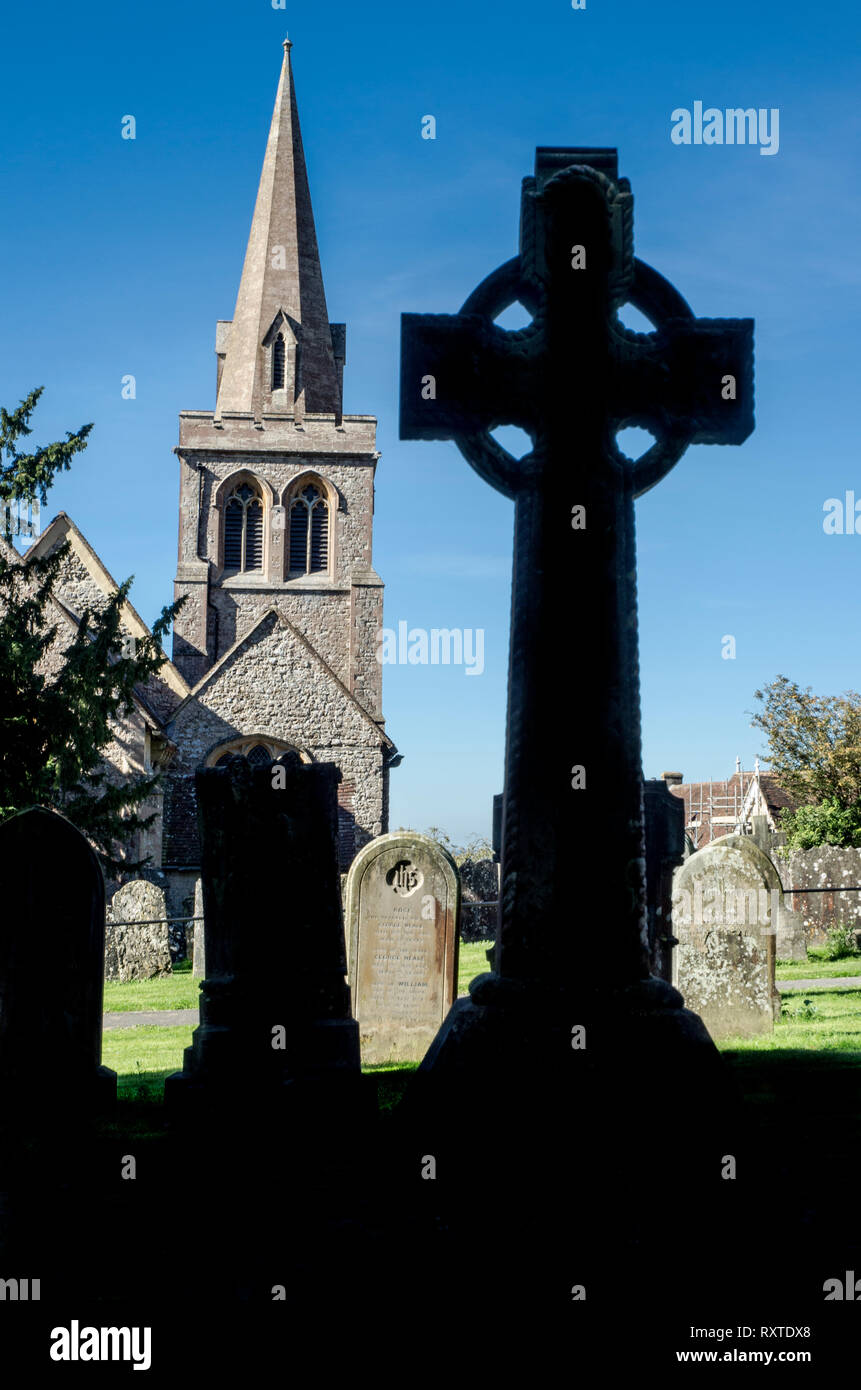 Linton church Stock Photo - Alamy
