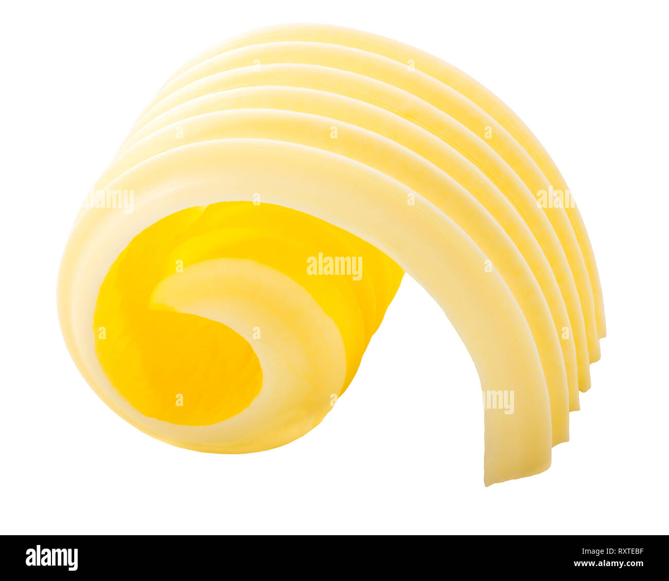 Curled butter hi-res stock photography and images - Alamy
