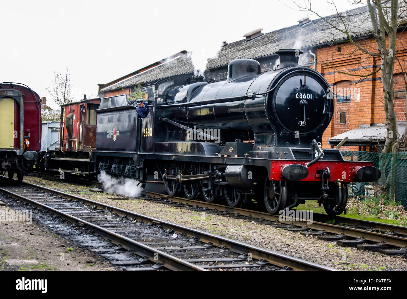 63601 O4 2-8-0 on the The Great Central Railway Loughborough Stock ...