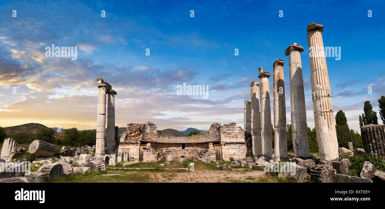 The Temple of Aphrodite at the centre of Aphrodisias. All that remains ...