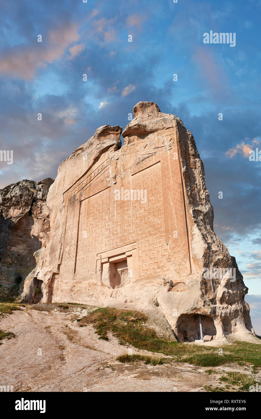 The Phrygian rock Monument known locally as Yazilikaya, ( written rock ...