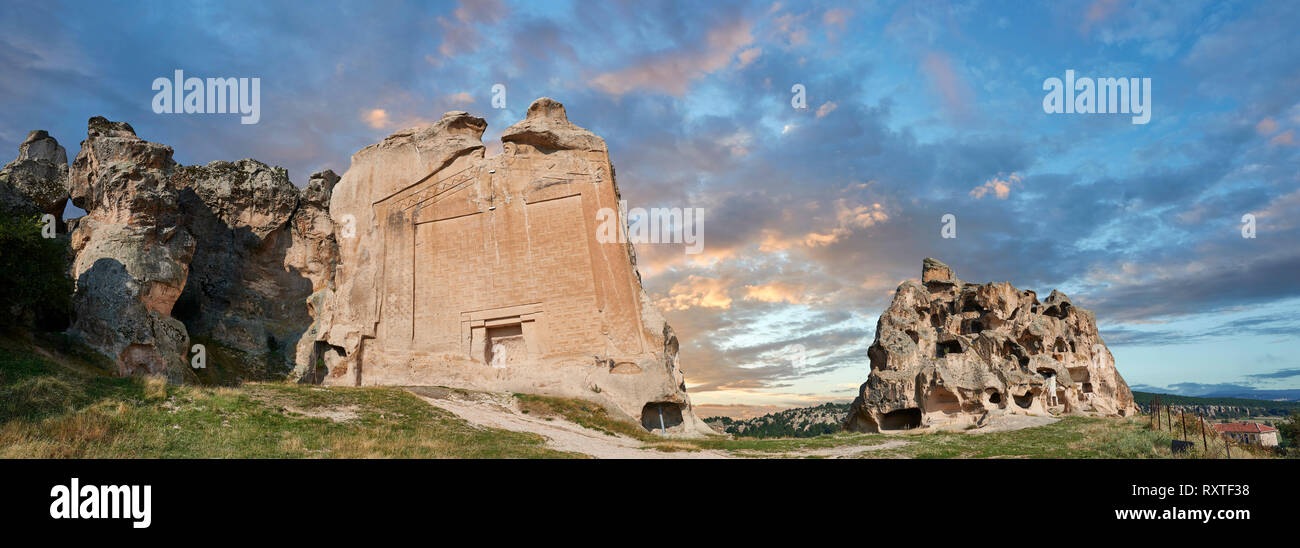The Phrygian rock Monument known locally as Yazilikaya, ( written rock ...