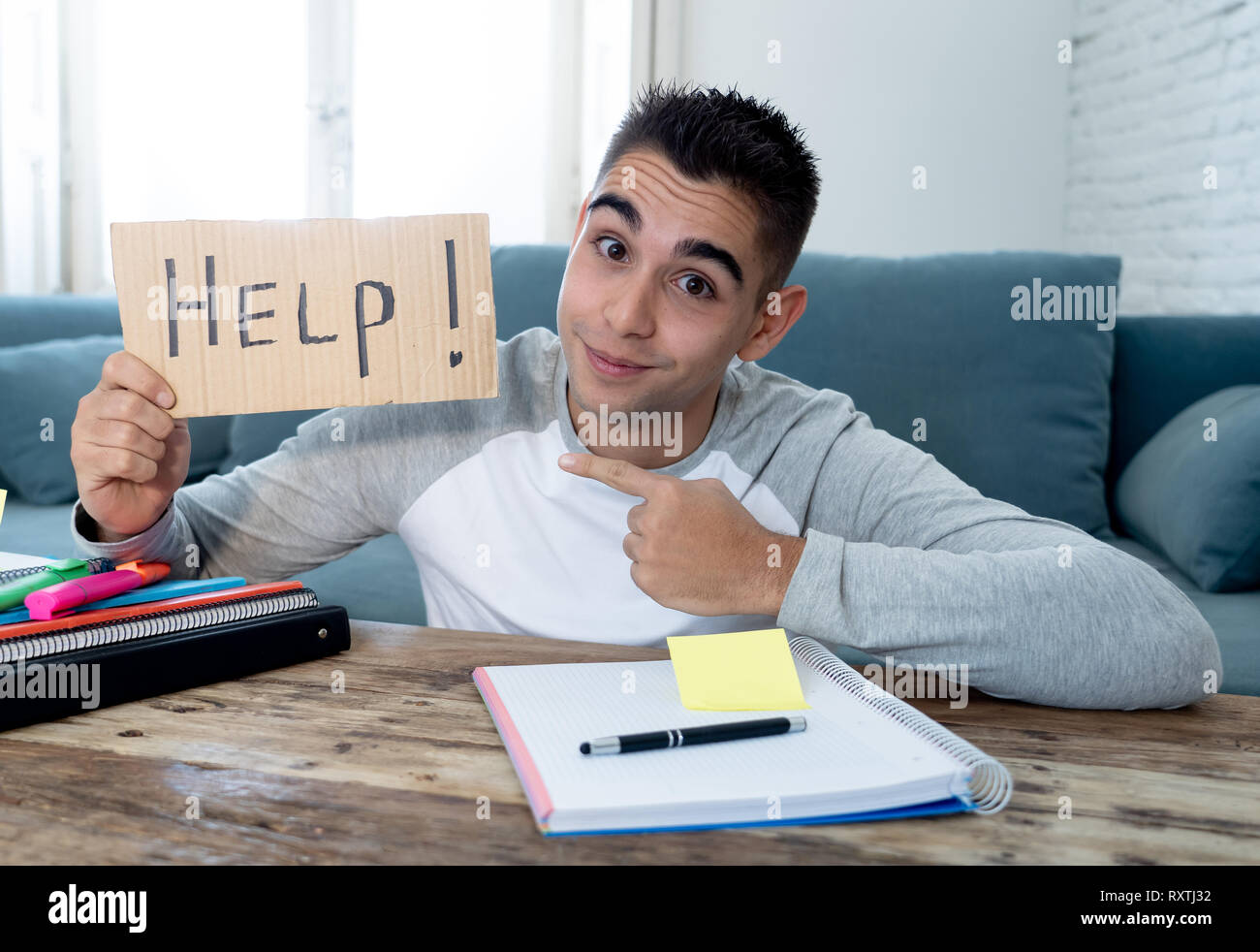 Stressed student hi-res stock photography and images - Alamy