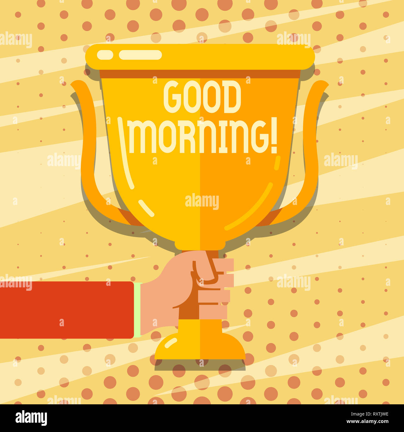 Handwriting text Good Morning. Conceptual photo Greeting Wishes for a ...