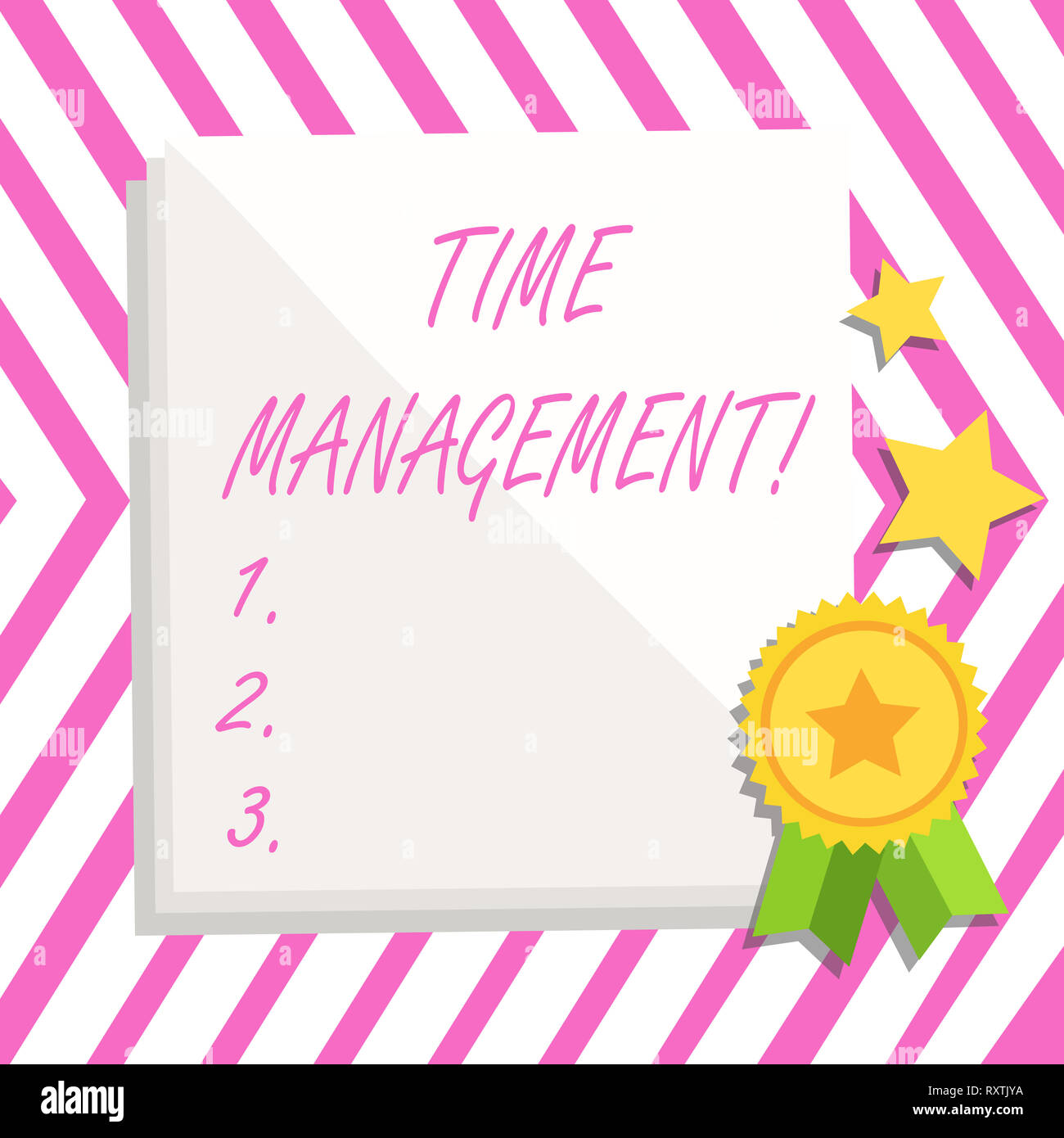 Writing note showing Time Management. Business concept for Schedule ...